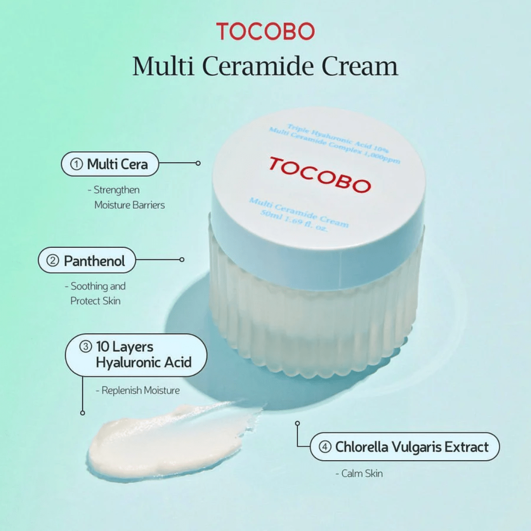 Tocobo Crema super hidratanta cu multi ceramide – WowSkin Romania